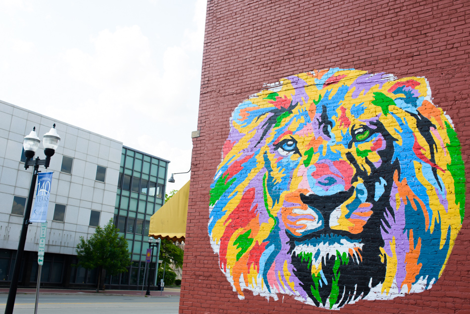 The Saginaw Lion Mural » Saginaw Happening Saginaw Happening